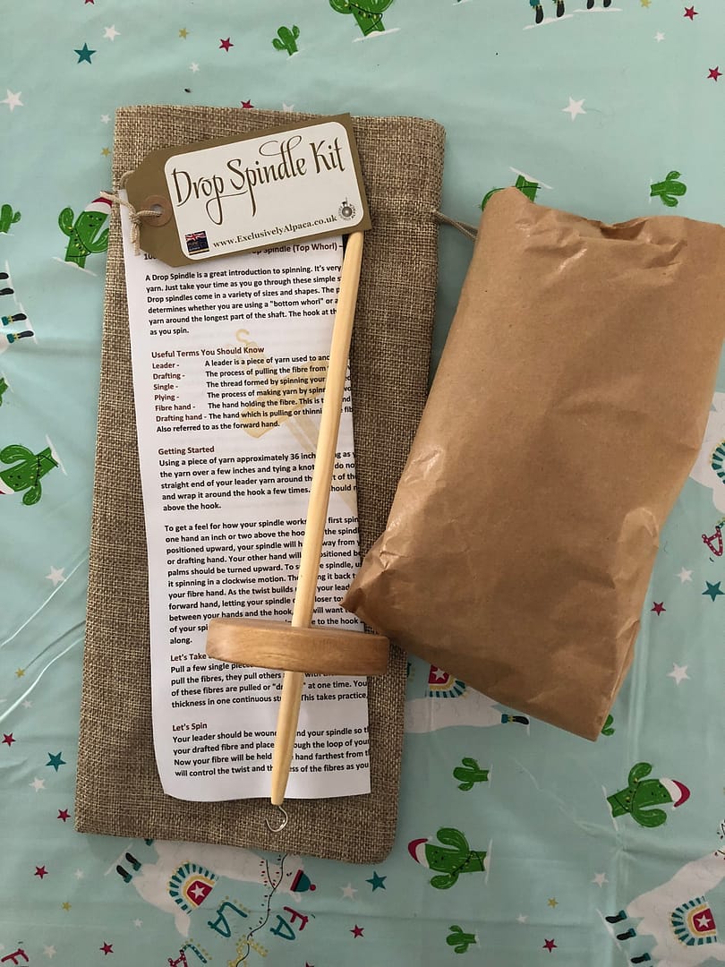 Drop spindle kit Exclusively Alpaca