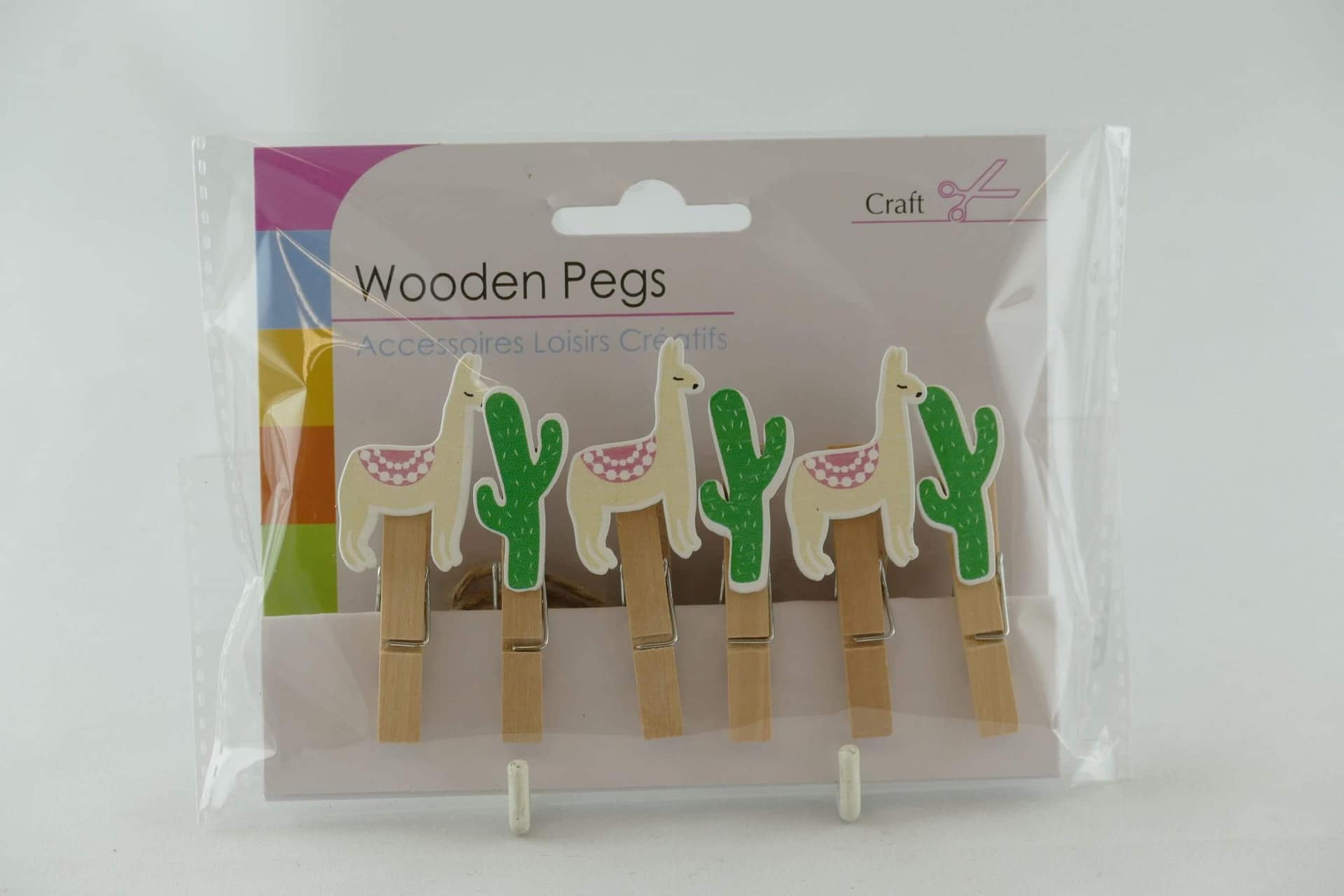 Alpaca mini wooden craft peg - Exclusively Alpaca